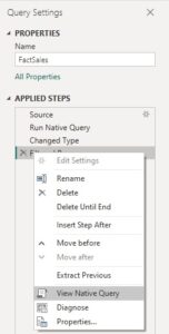 Enable Query Folding - HOGOLYTICS